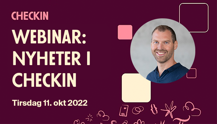 Påmelding til webinar - Checkin.no